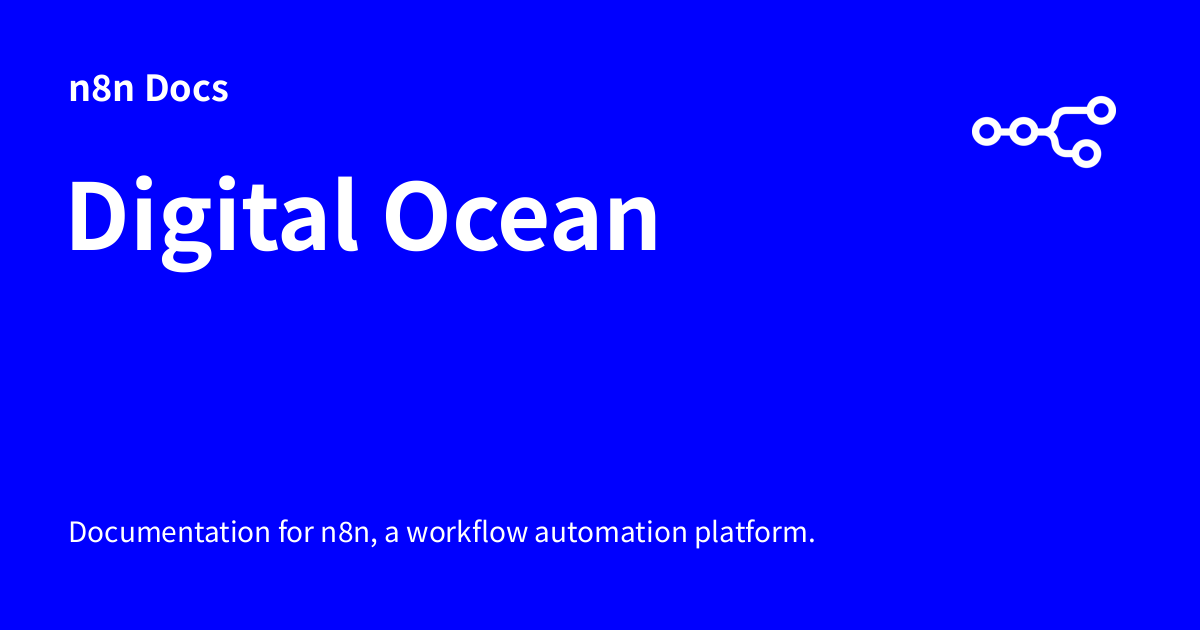 Digital Ocean | n8n Docs